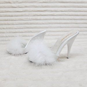 Fabulicious | Shoes | Pleasers Fabulicious Poise Marabou Feather High ...
